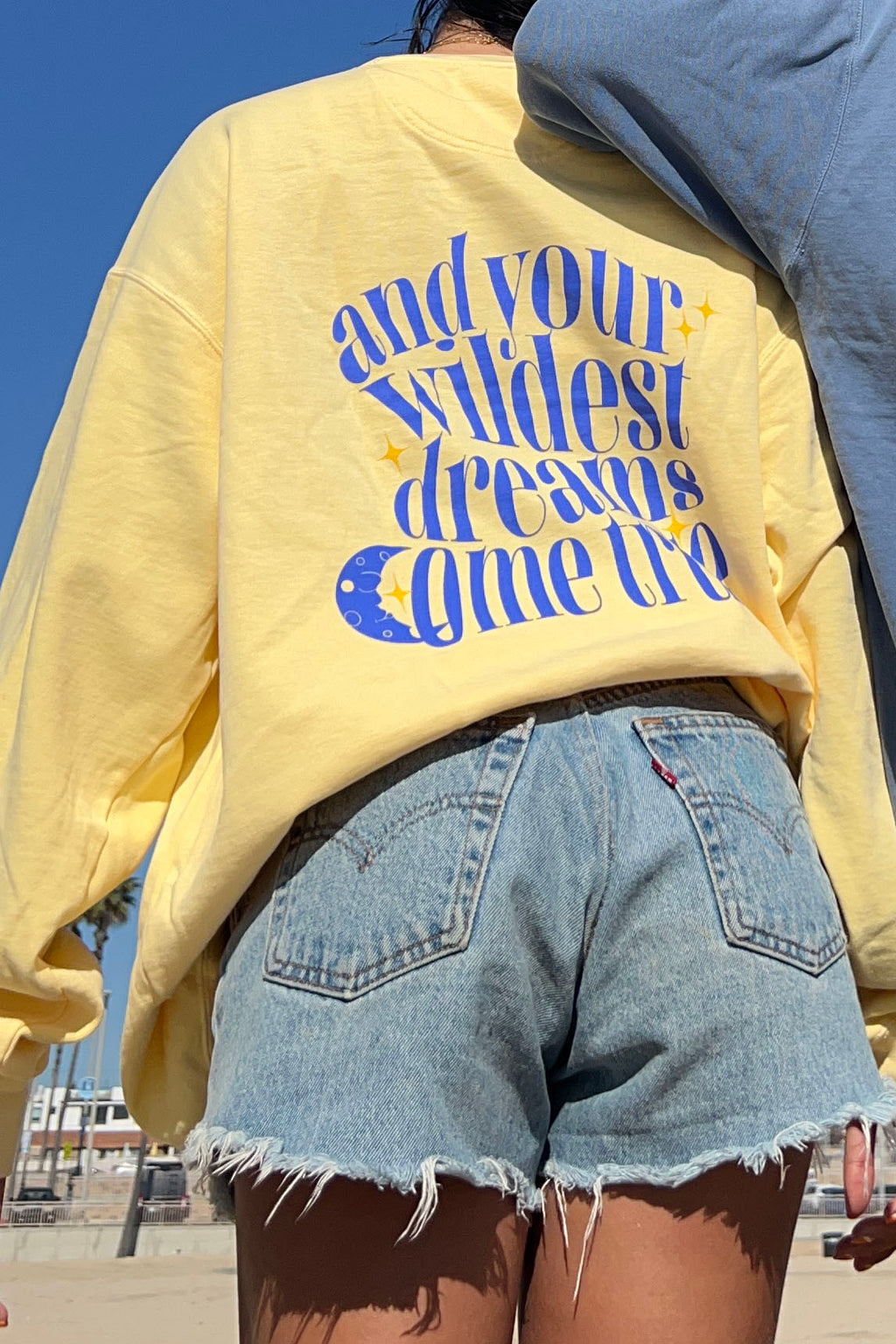 What If Sweatshirt in Yellow – Grey Bandit