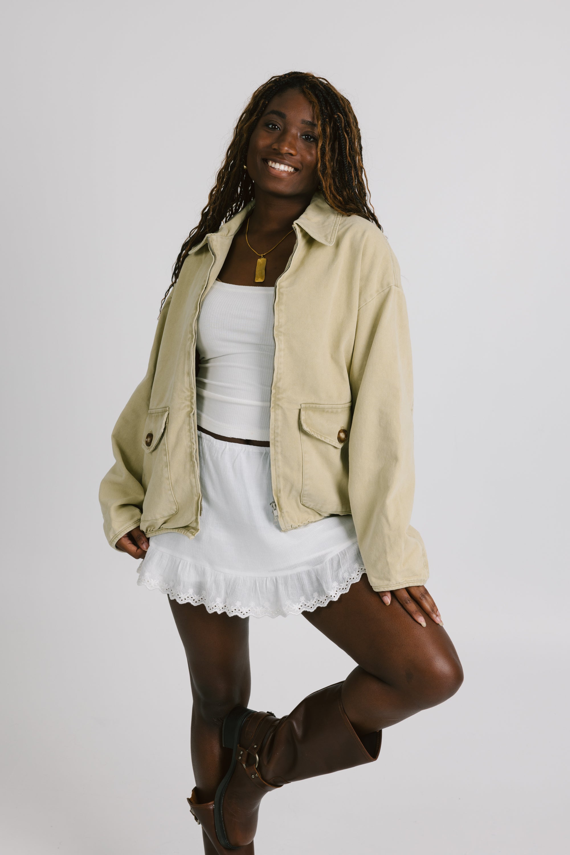 Erica Jacket in Sand