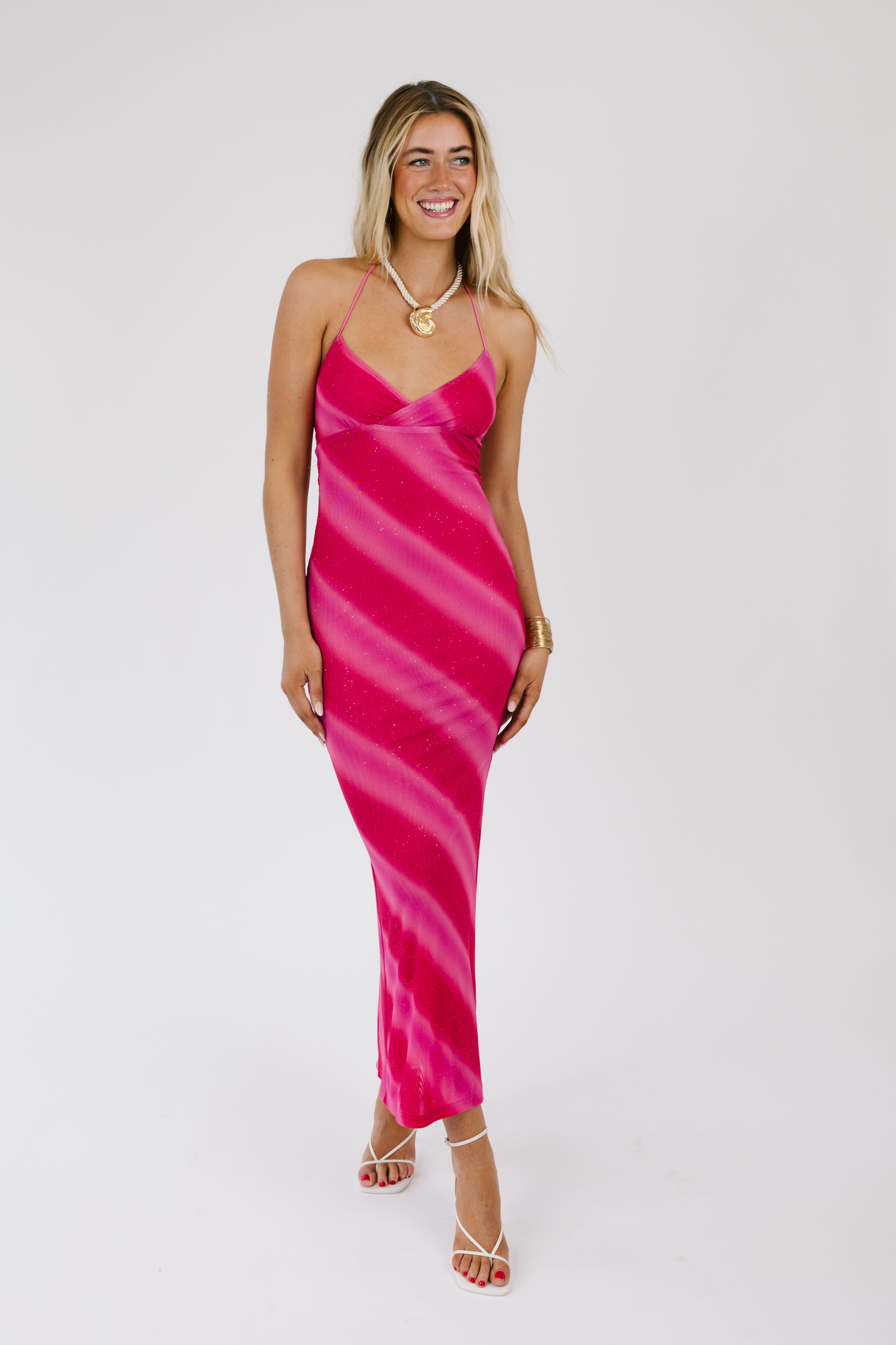 Cleo Dress In Pink